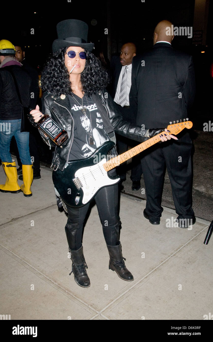 Amber Rose Heidi Klum's Halloween Party held at the Dream Downtown ...