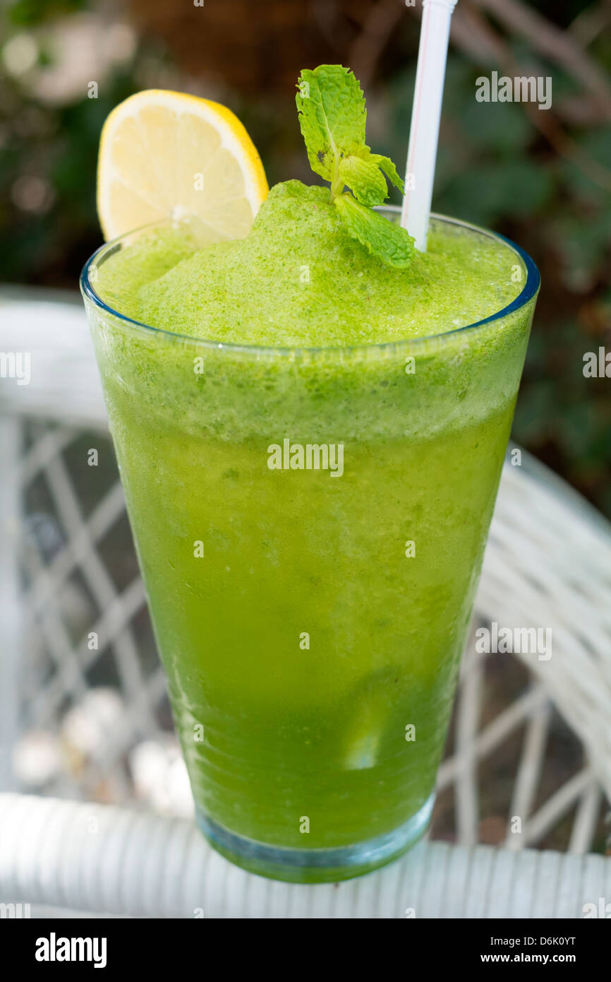 Traditional Lemon and mint drink popular refreshment in in the Middle ...
