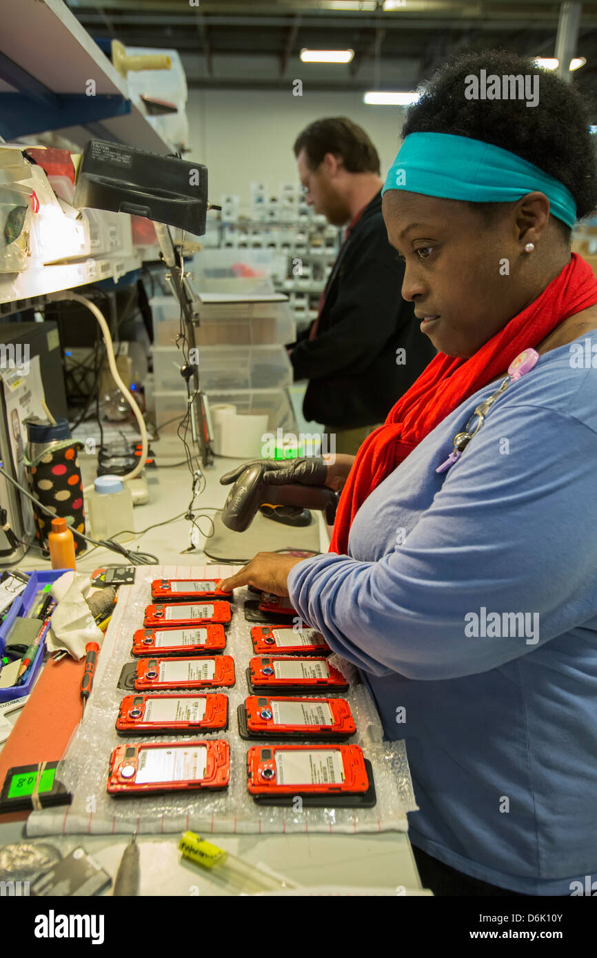 Cell Phone Recycling Stock Photo - Alamy