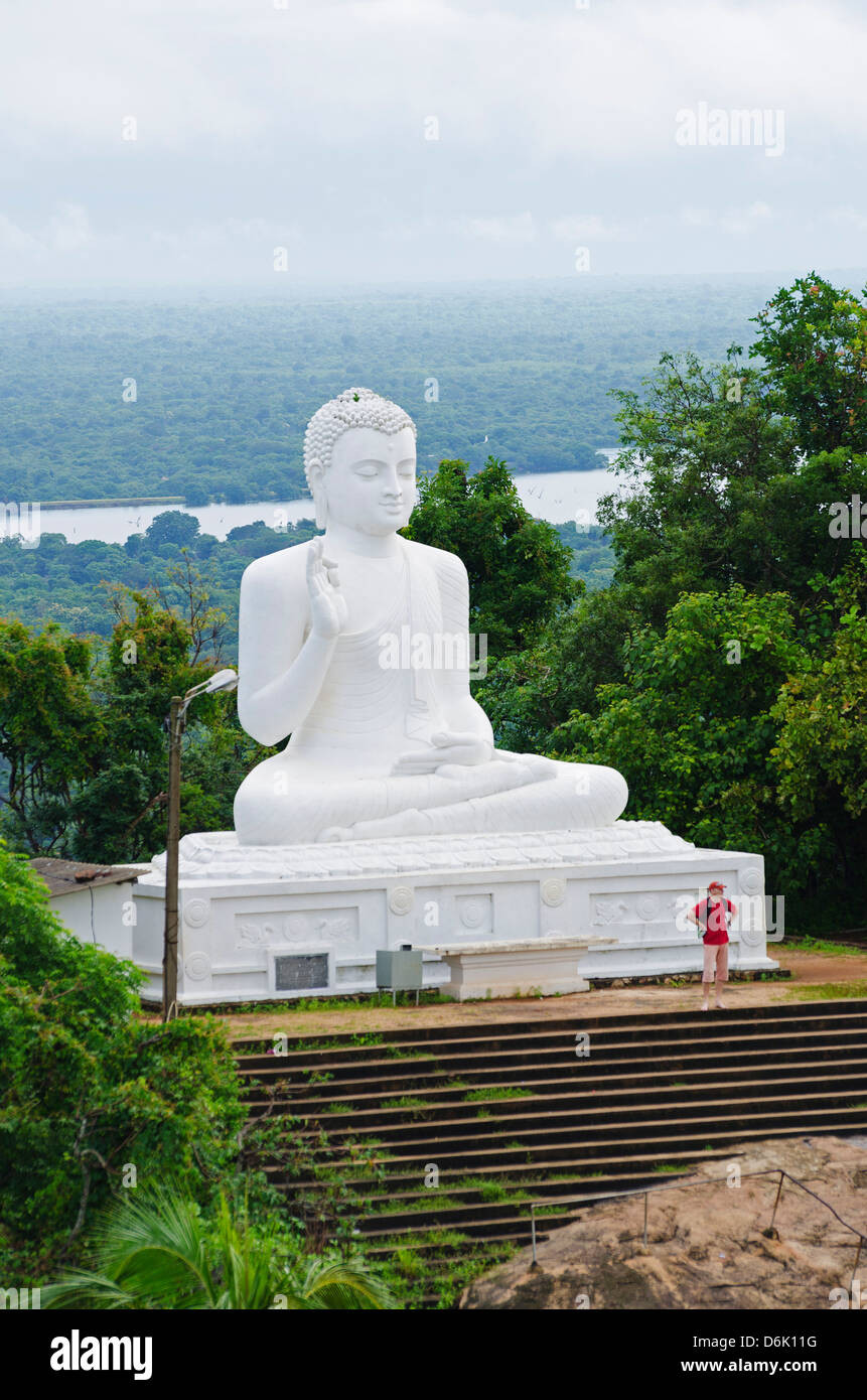 The Great seated Buddha at Mihintale, Sri Lanka, Asia Stock Photo - Alamy