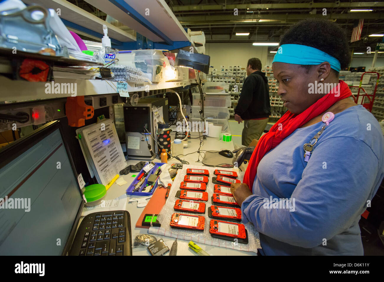 Cell Phone Recycling Stock Photo - Alamy