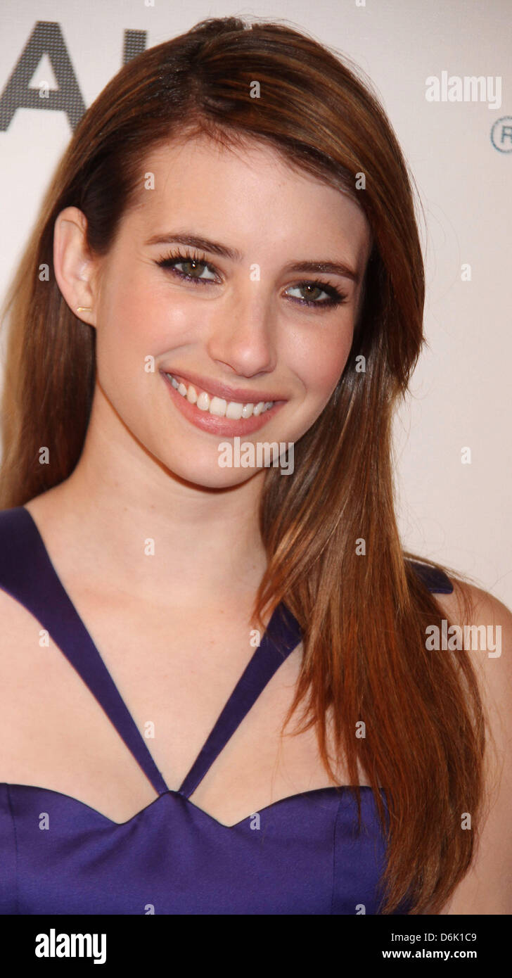 New York, USA. 18th April, 2013. Actress EMMA ROBERTS attends the ...