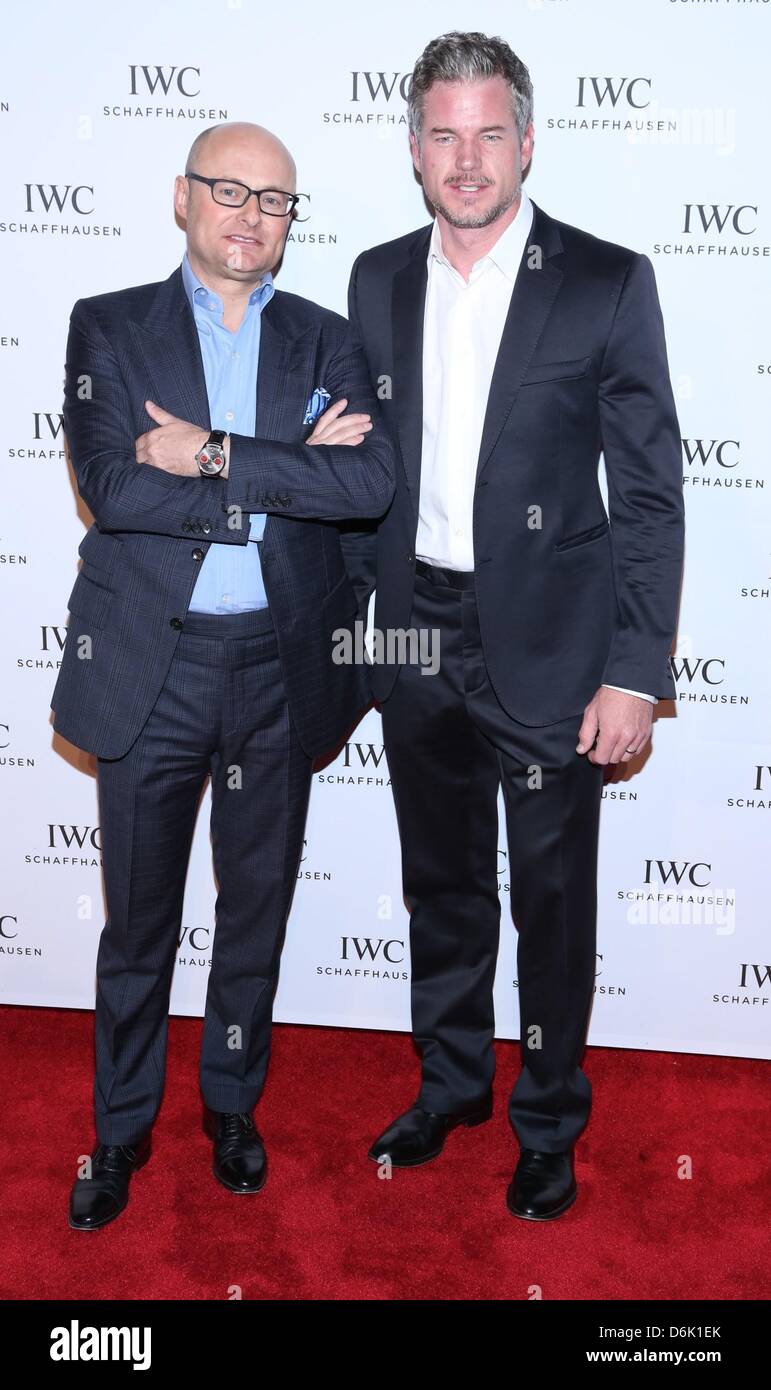 New York, USA. 18th April, 2013. Eric Dane, Georges Kerns at arrivals ...
