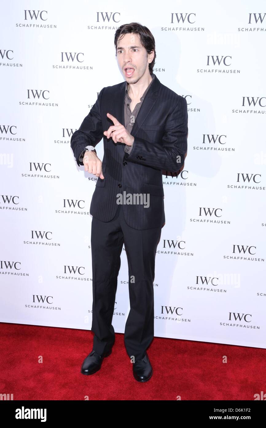 New York, USA. 18th April, 2013. Justin Long at arrivals for IWC ...