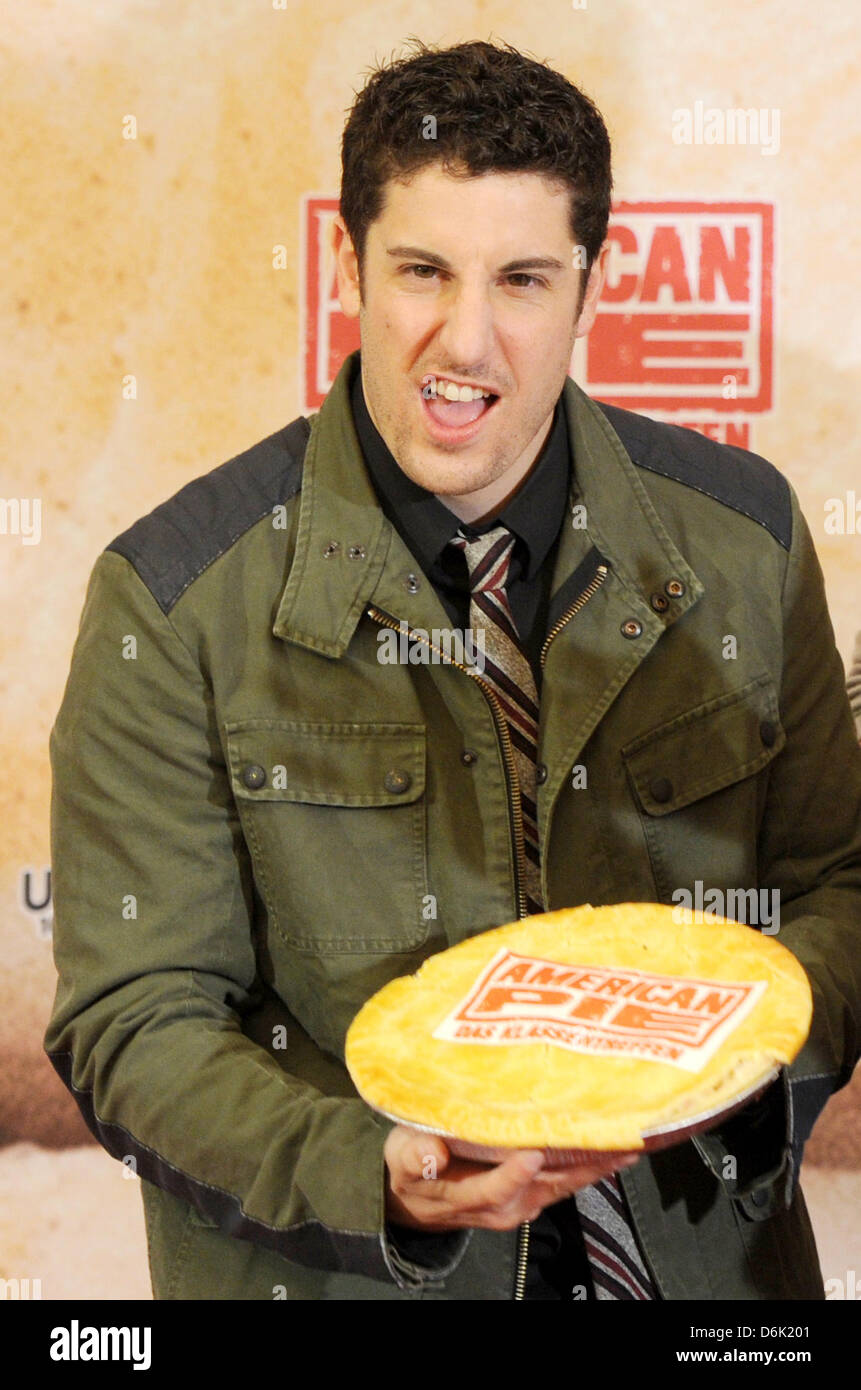 US American actor Jason Biggs poses during the presentation of the ...