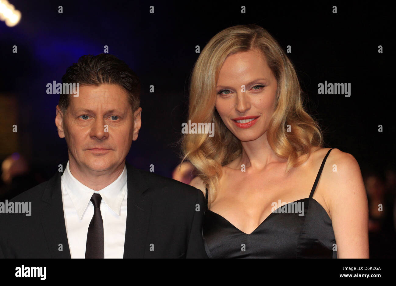 Andrew Niccol and wife Rachel Roberts 'In Time' UK film premiere held ...