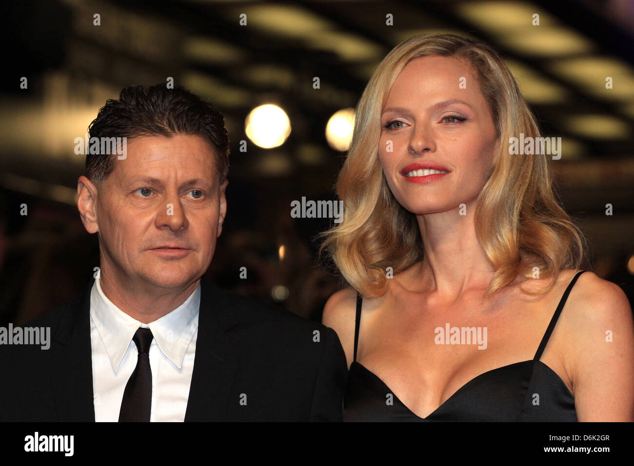 Andrew Niccol and wife Rachel Roberts 'In Time' UK film premiere held ...