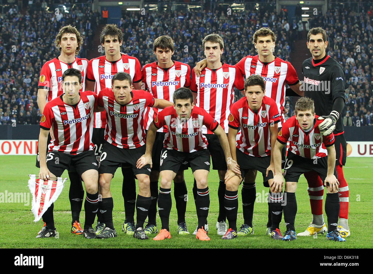 Bilbao's (above L-R) Fernando Amorebieta, Javi Martínez, Ander ...