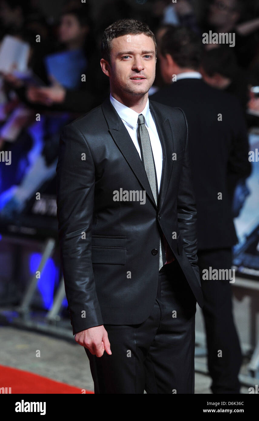 Justin Timberlake 'In Time' UK film premiere held at the Curzon Mayfair ...