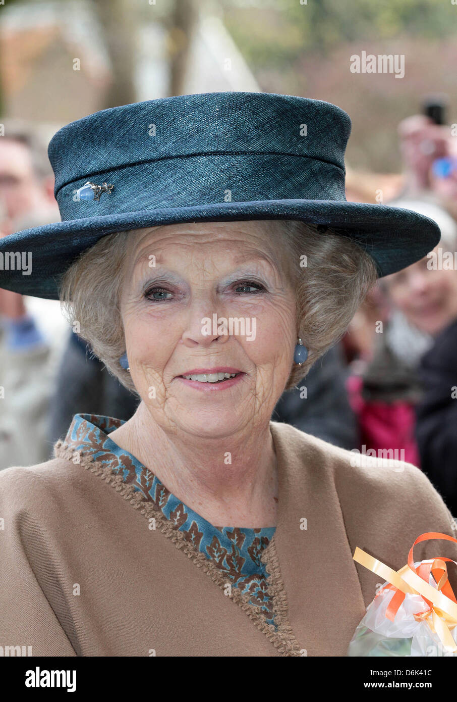 Queen Beatrix of The Netherlands opens the refurbished historical ...