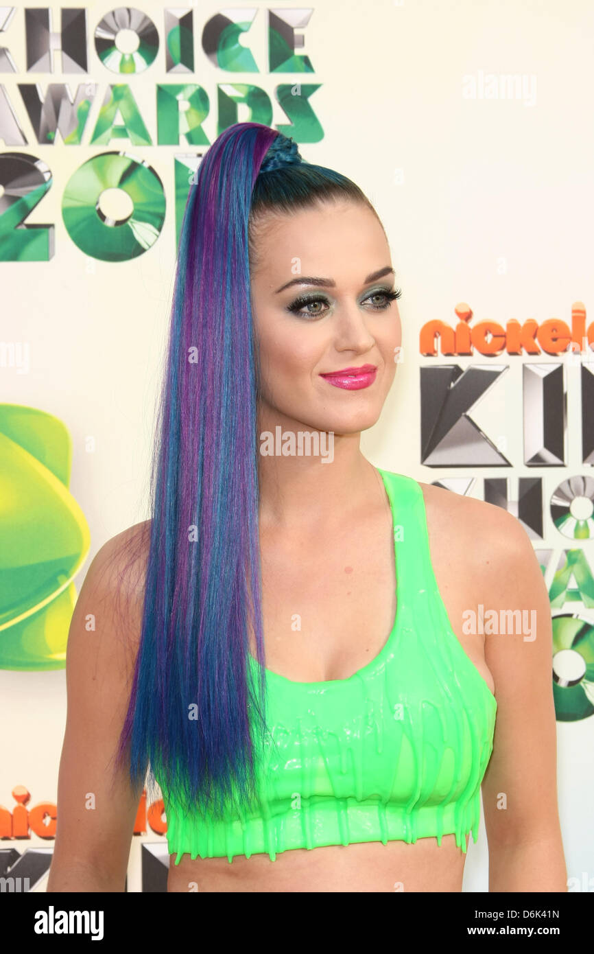 Singer Katy Perry arrives at Nickelodeon's 25th Annual Kids' Choice ...
