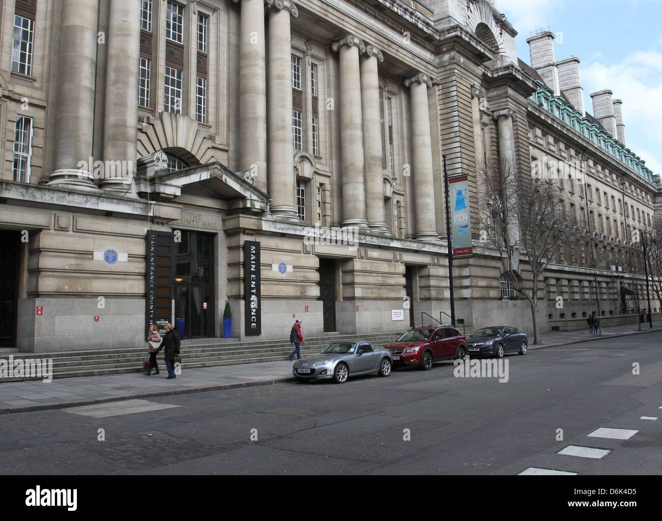 Main Entrance The County Hall London UK April 2013 Stock Photo - Alamy