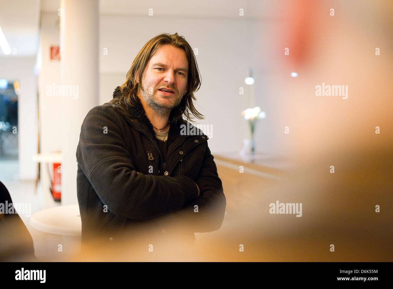 Scottish rock singer Ray Wilson is seen backstage at the Kolosseum in ...