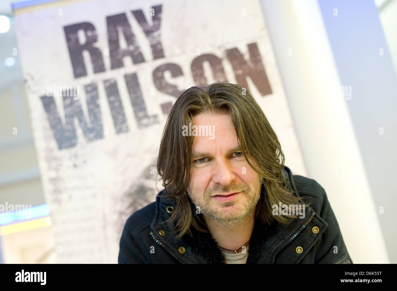 Scottish rock singer Ray Wilson is seen backstage at the Kolosseum in ...