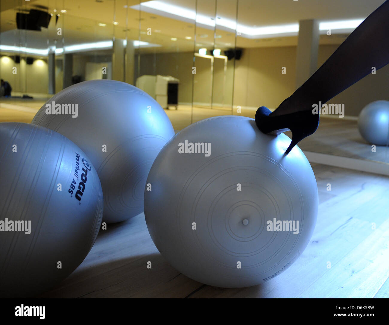 A detail of the Holmes Place Premium Health Club & Spa's interior ...