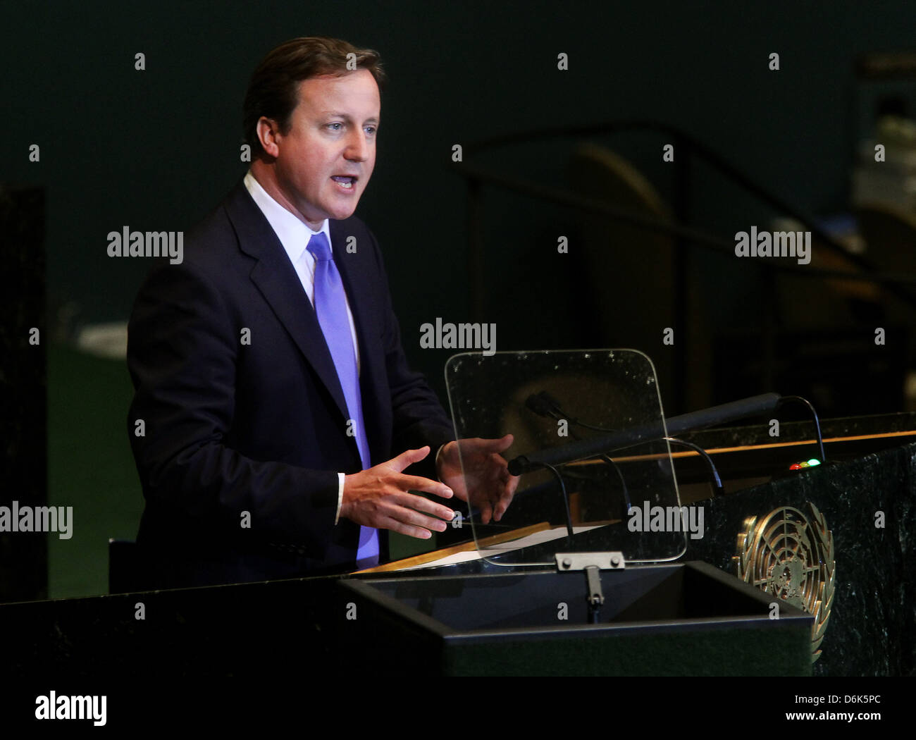 Prime Minister of the UK David Cameron 66th Session of the United ...