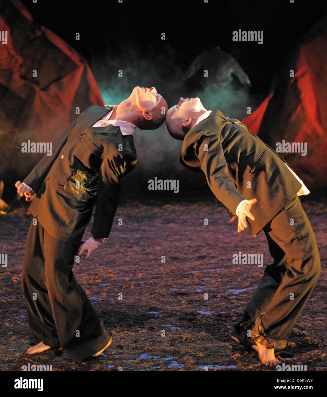 The Russian dancing theatre Derevo presents scenes of their latest ...