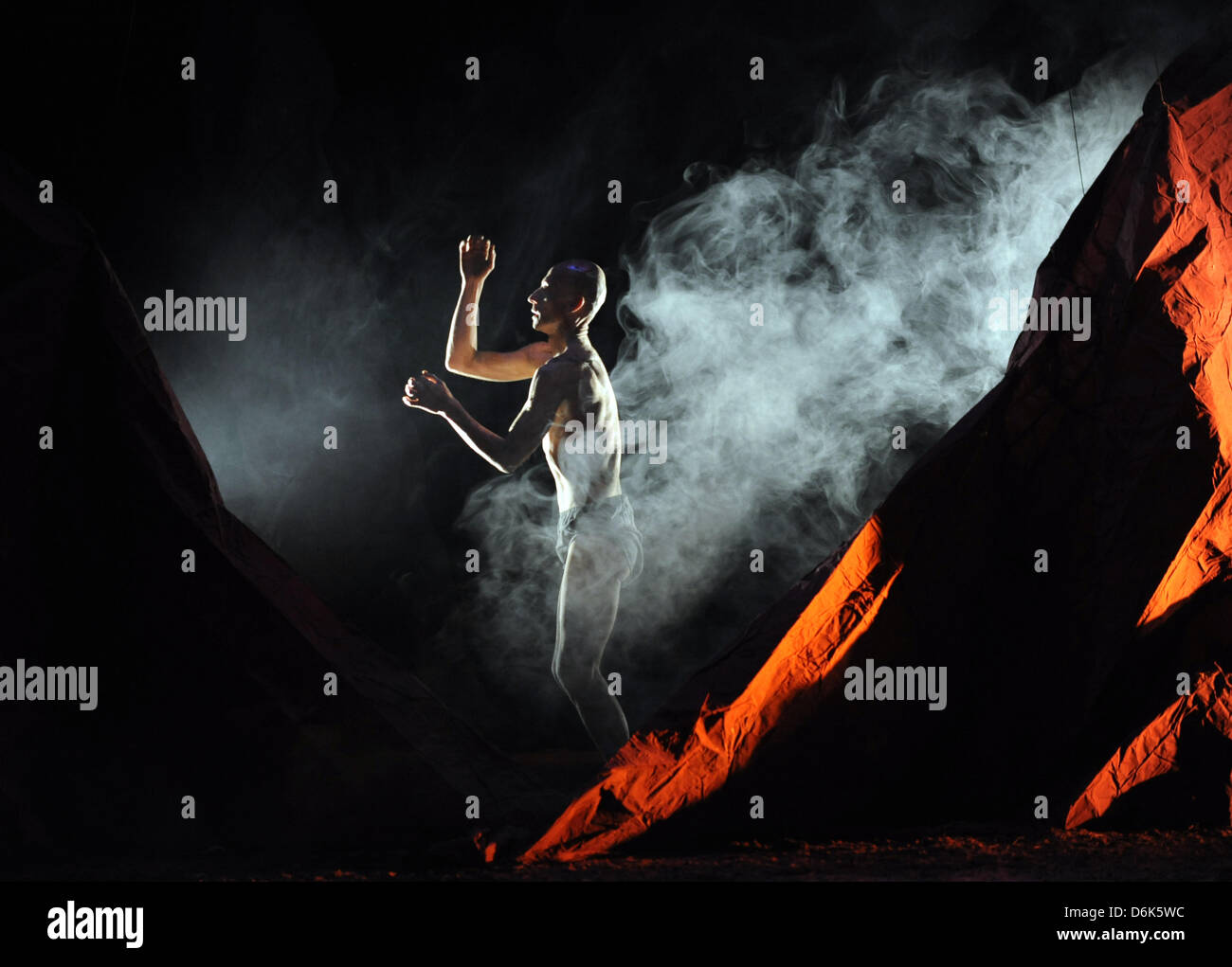 The Russian dancing theatre Derevo presents scenes of their latest ...