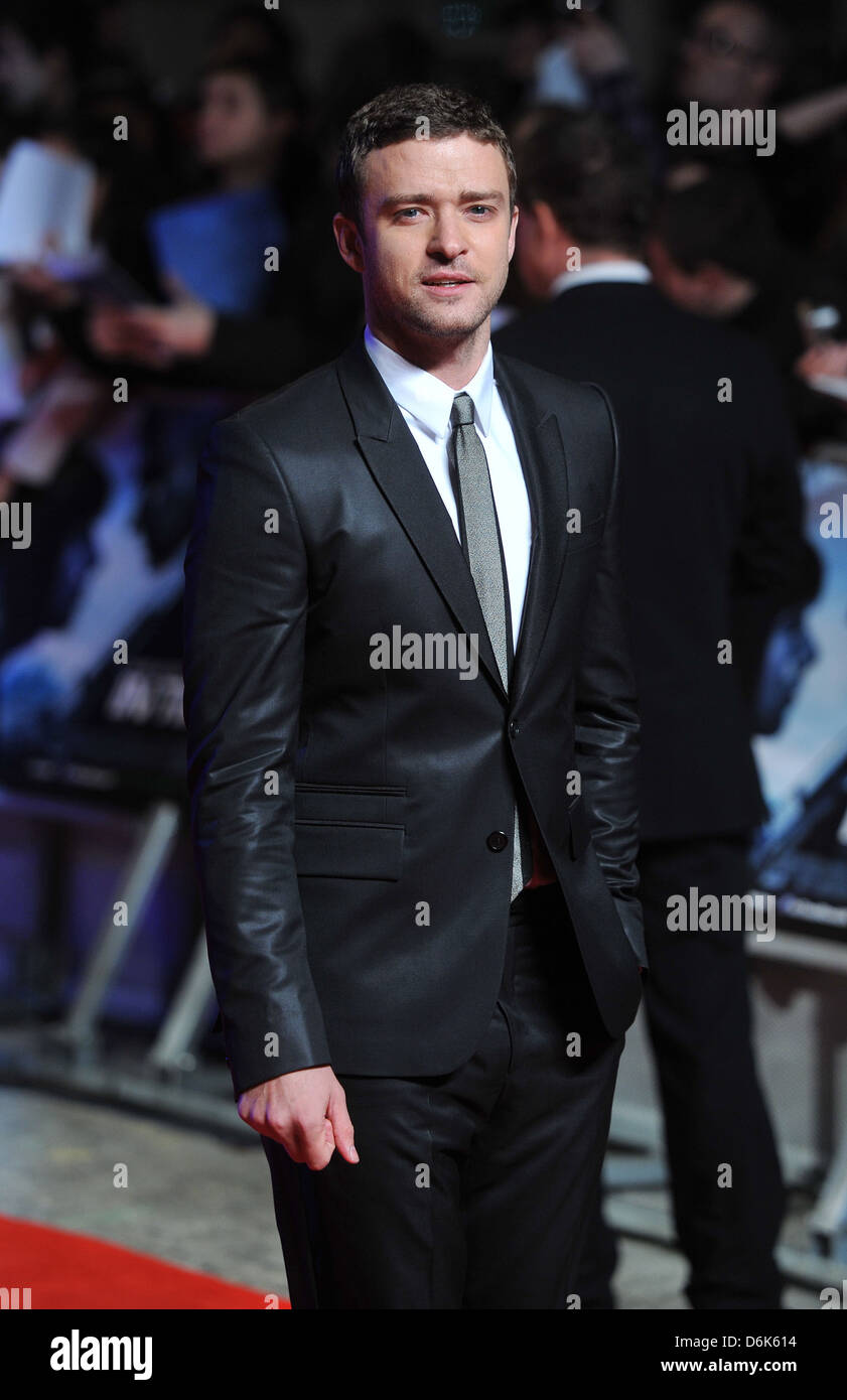 Justin Timberlake 'In Time' UK film premiere held at the Curzon Mayfair ...