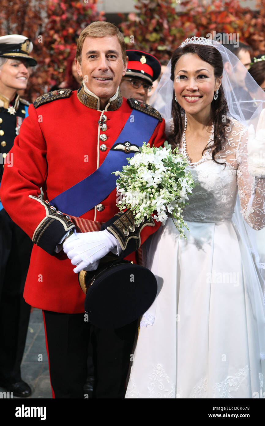 Matt Lauer and Ann Curry dress up as Prince William and Catherine ...