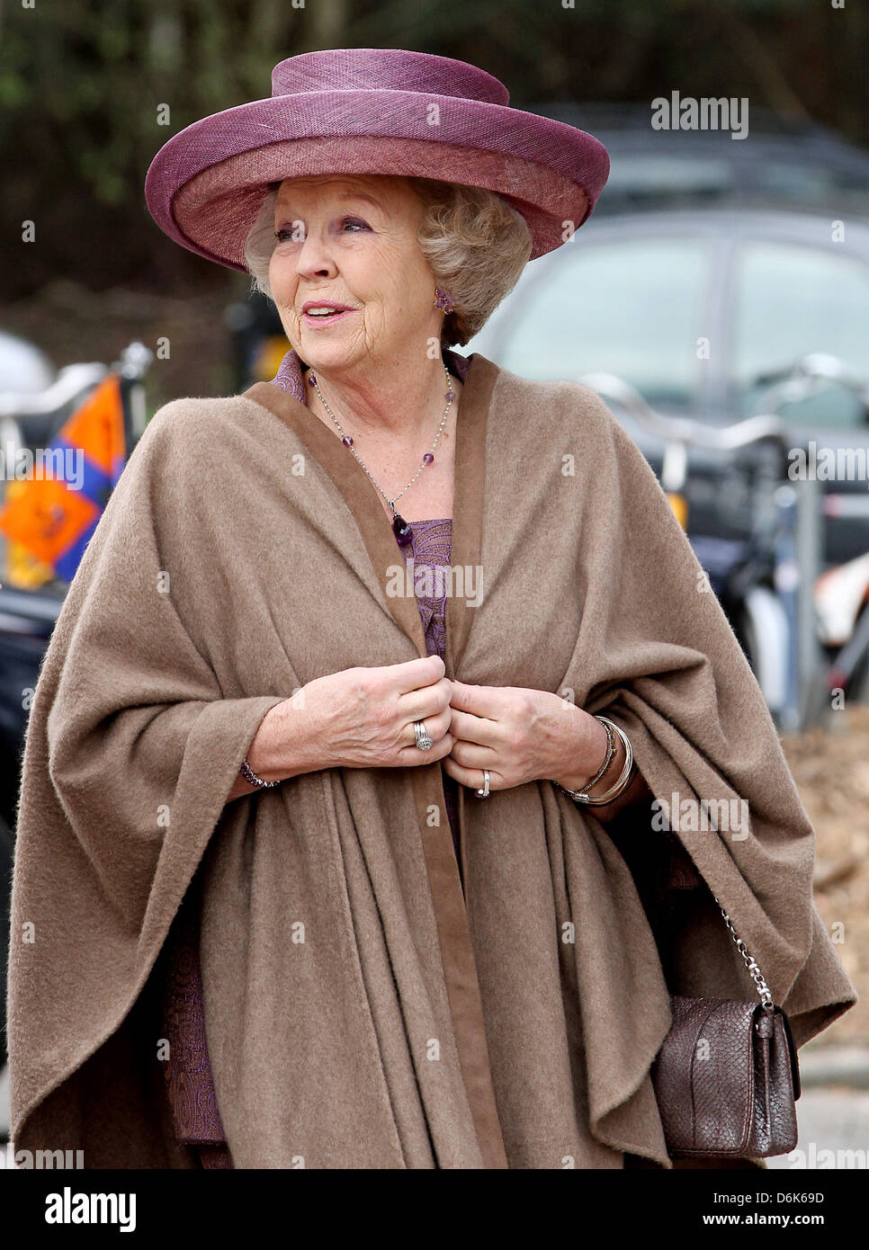 Dutch Queen Beatrix arrives for the 'Amsterdam Westerstraat' at the ...