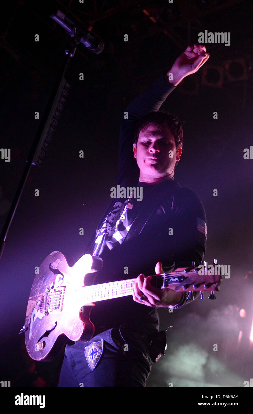 US American singer Tom DeLonge of the band Angels & Airwaves performs ...