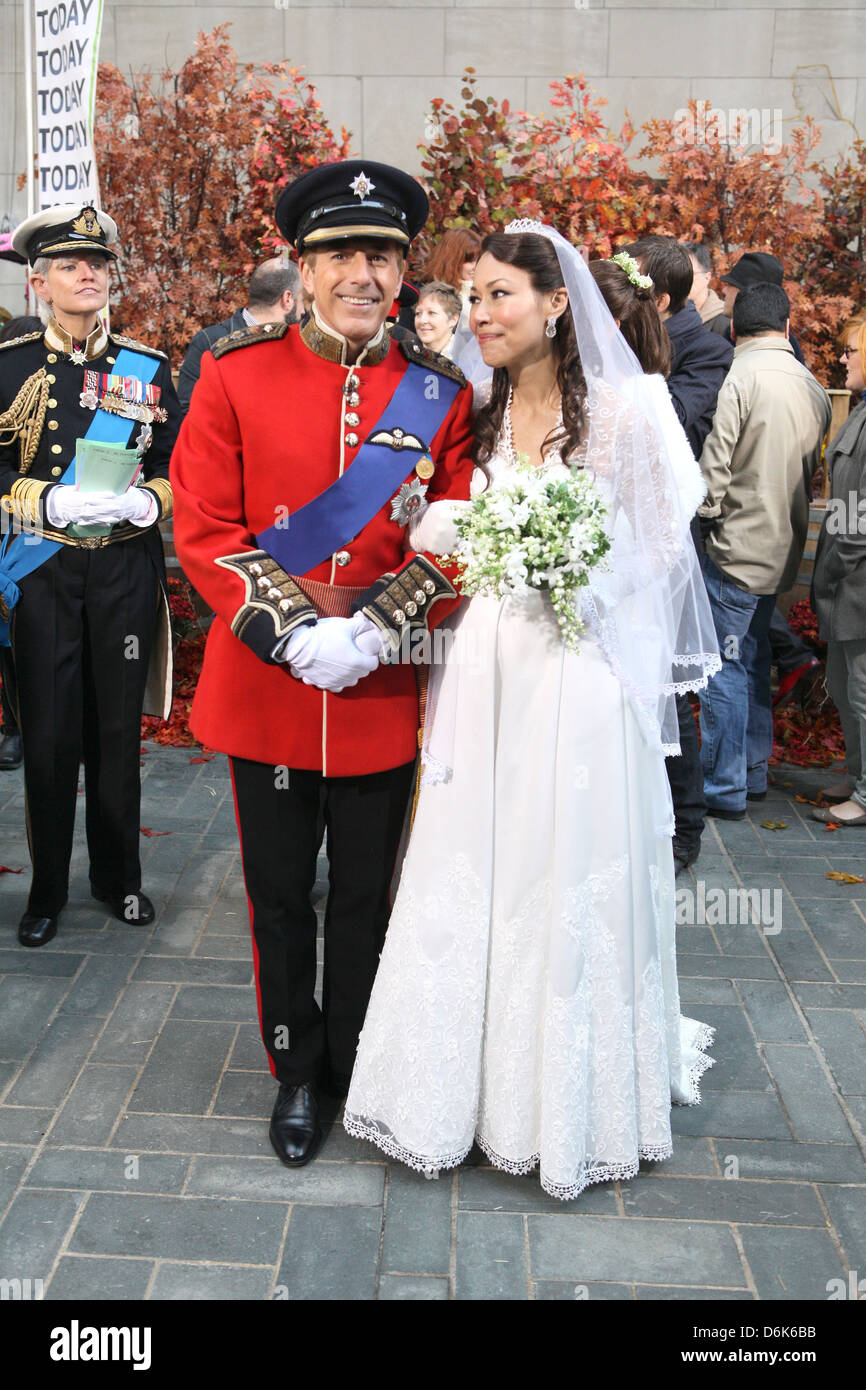 Matt Lauer and Ann Curry dress up as Prince William and Catherine ...