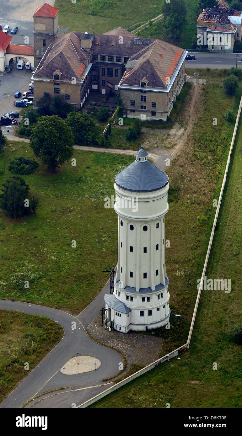 The restored water tower of Eilenburg, Germany, 26 July 2012. Ten years ...