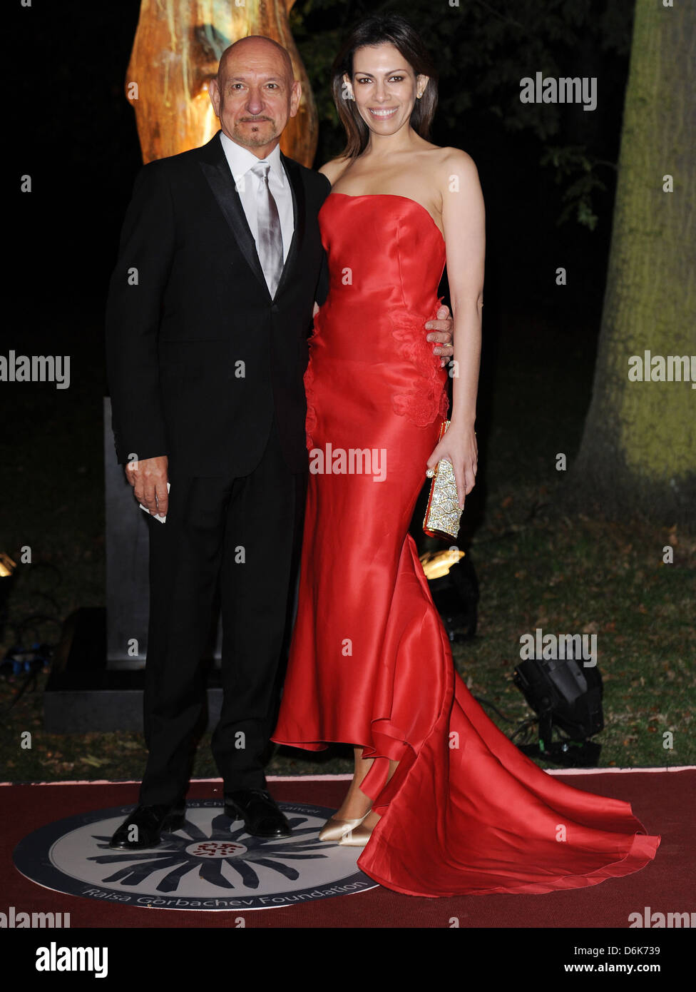 Ben Kingsley and Daniela Lavender Raisa Gorbachev Foundation - party ...