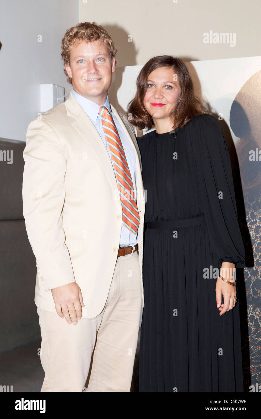 Chris Purdue, marketing manager of 'got milk' campaign and Maggie ...