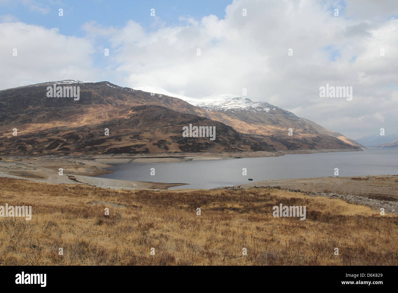 Loch Treig Scotland April 2013 Stock Photo - Alamy