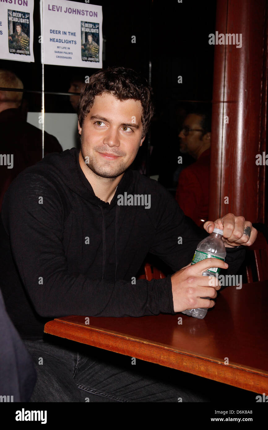 Levi Johnston promotes his new book 'Deer in the Headlights: My Life in ...