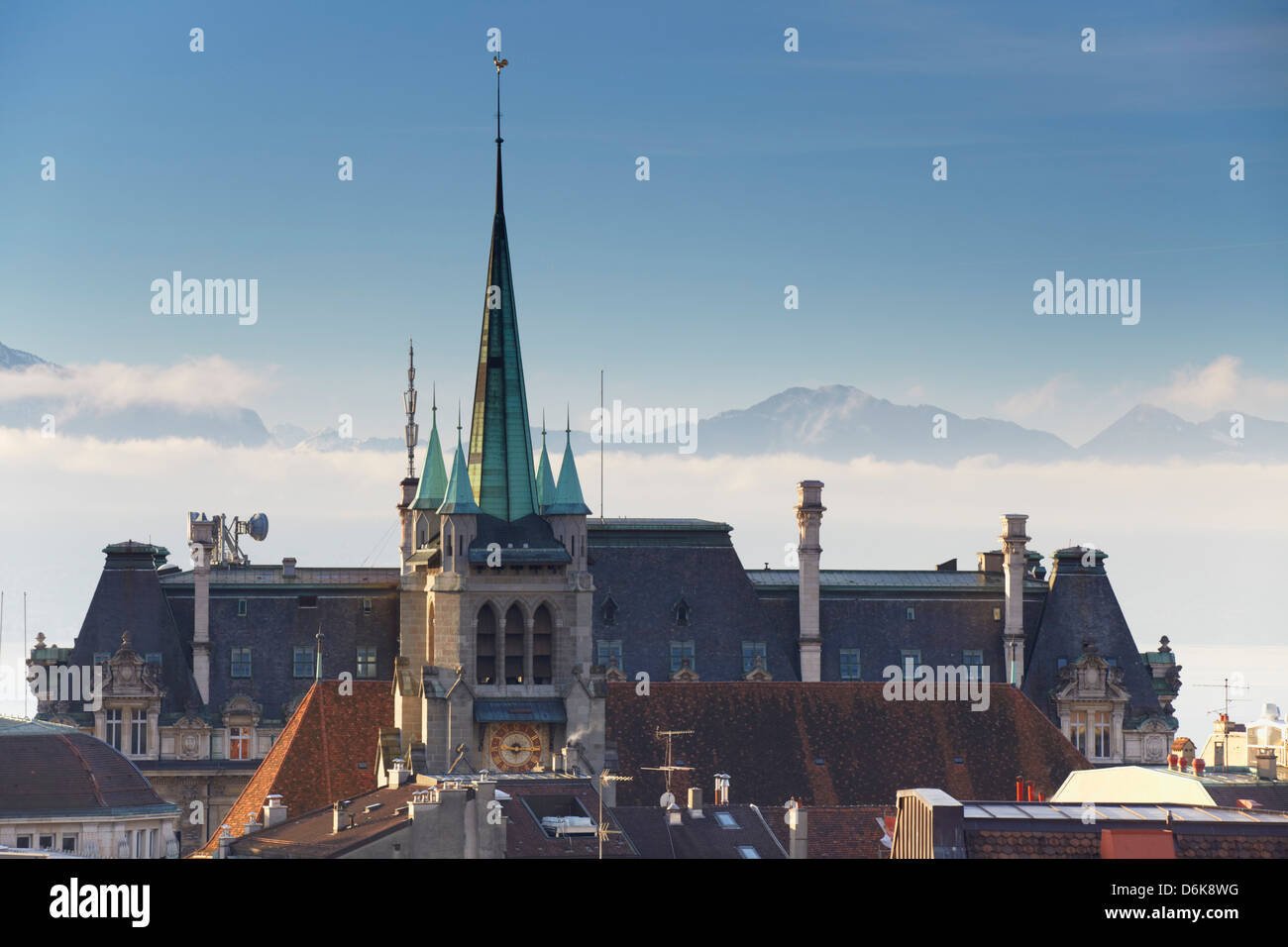 St. Francois Church, Lausanne, Vaud, Switzerland, Europe Stock Photo ...