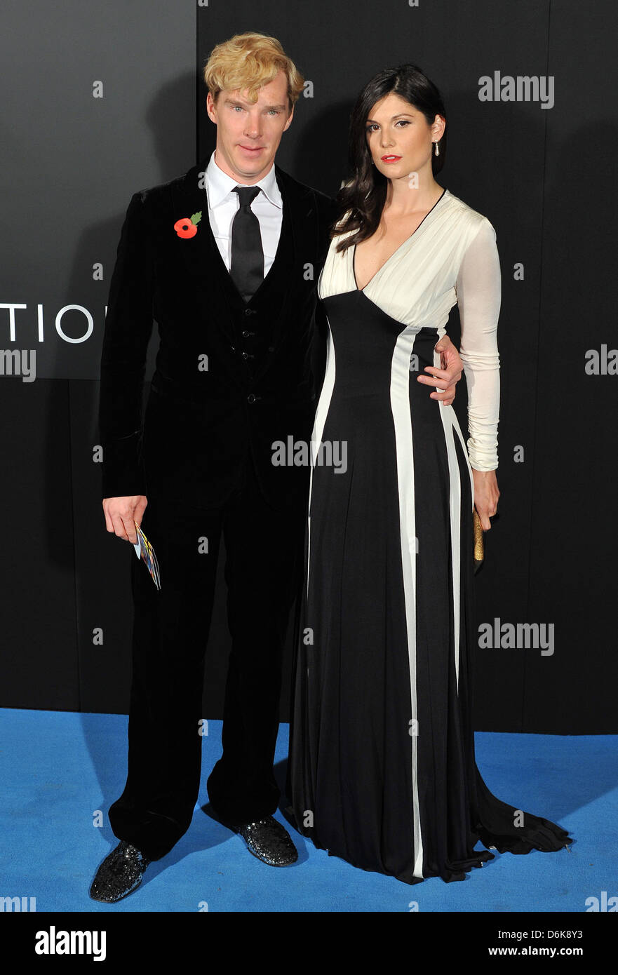 Benedict Cumberbatch and guest Grey Goose Winter Ball held at Battersea ...