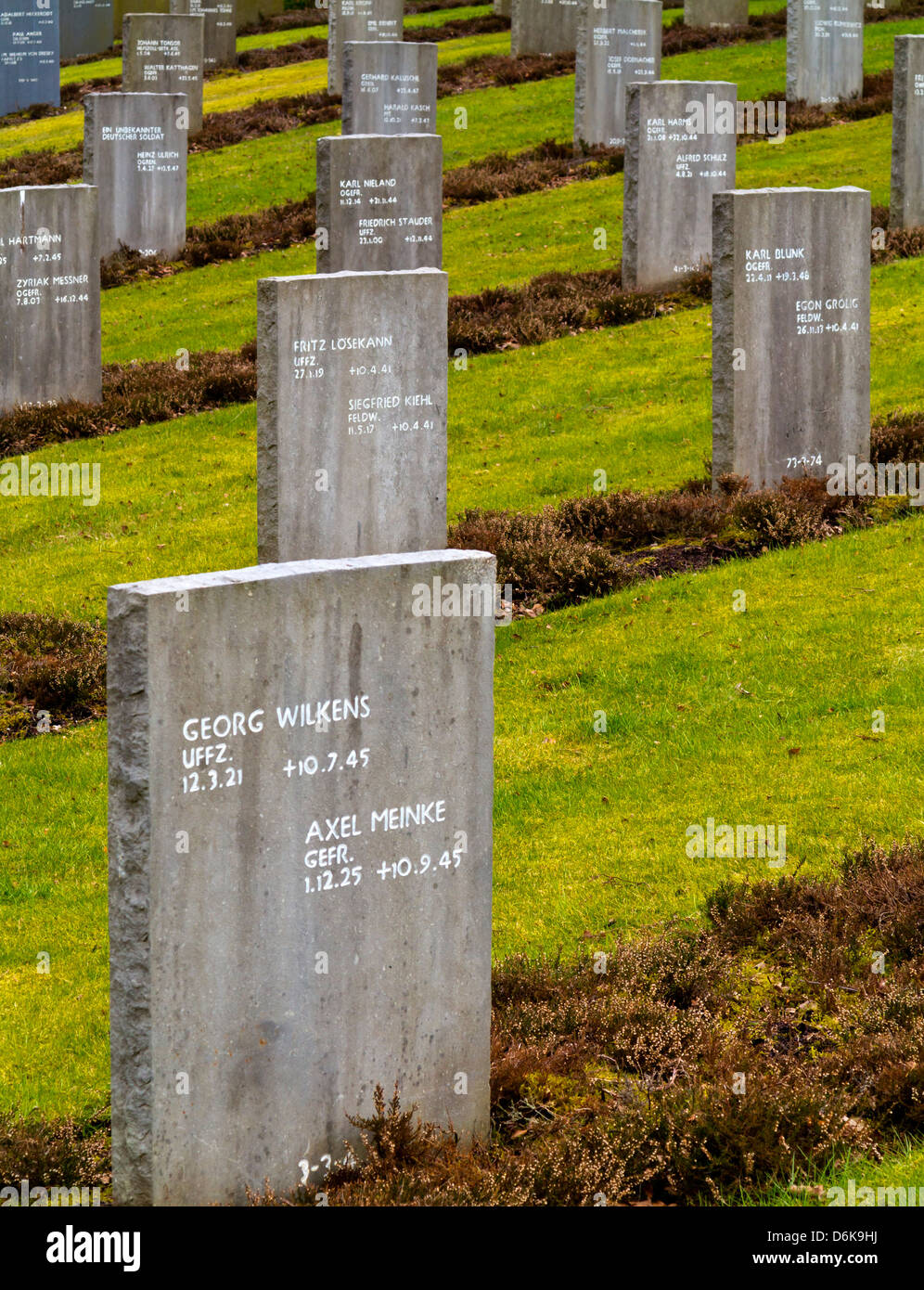 Cannock Chase German Military War Cemetery Stock Photos & Cannock Chase ...
