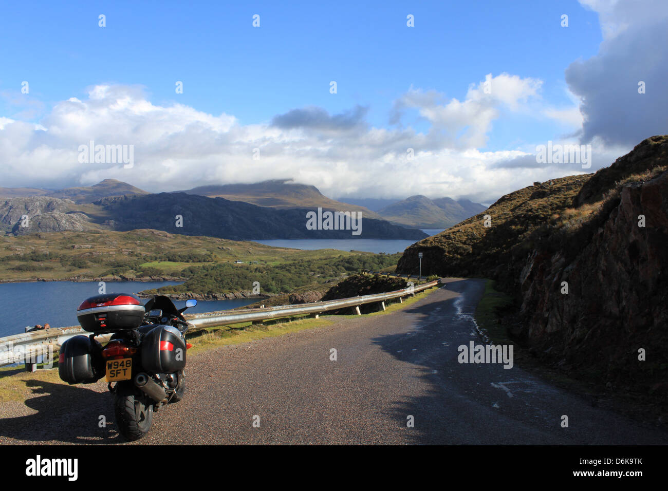 Motorcycle Sport Touring Scotland Stock Photo - Alamy