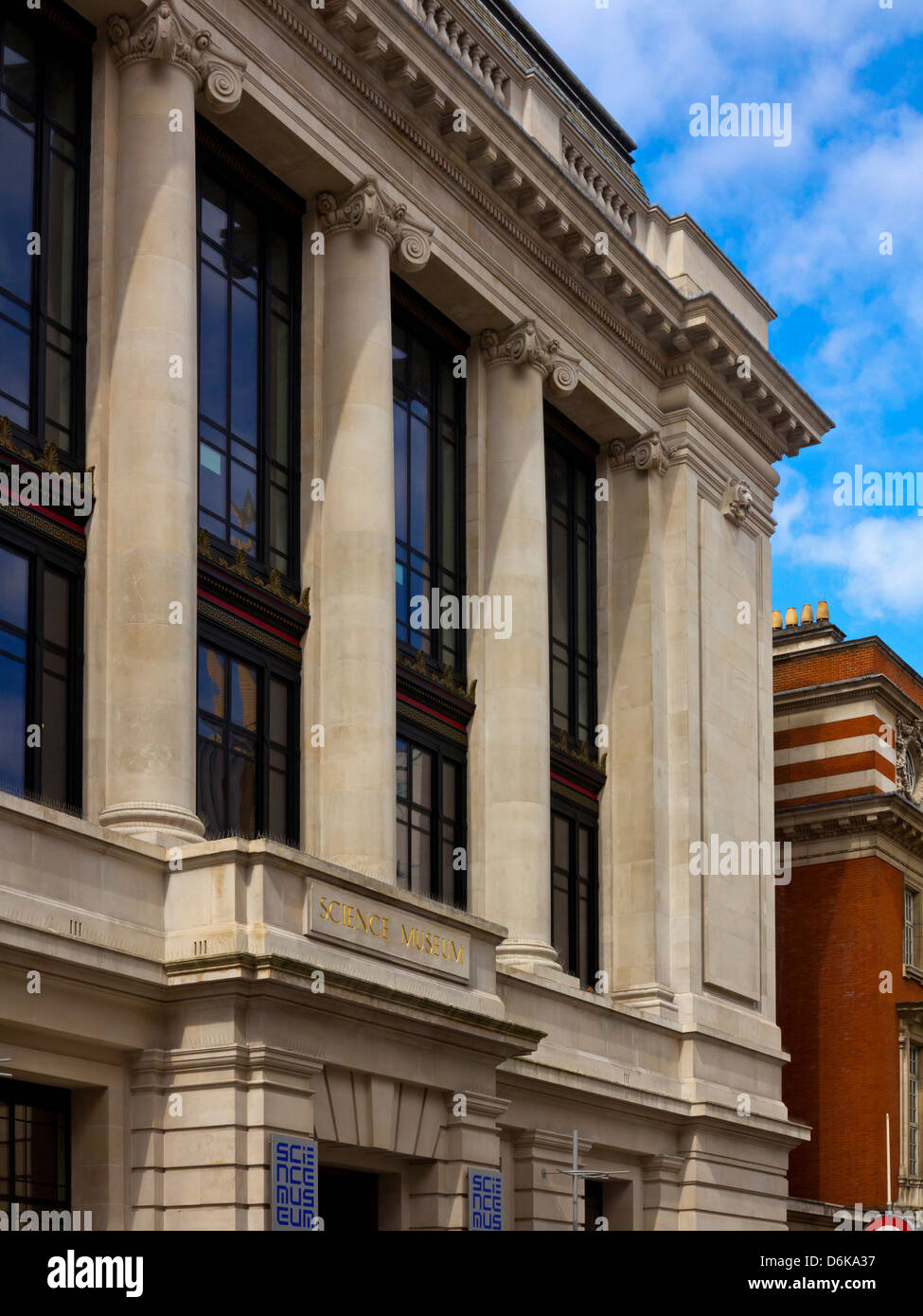 Entrance to the Science Museum in South Kensington London England UK ...
