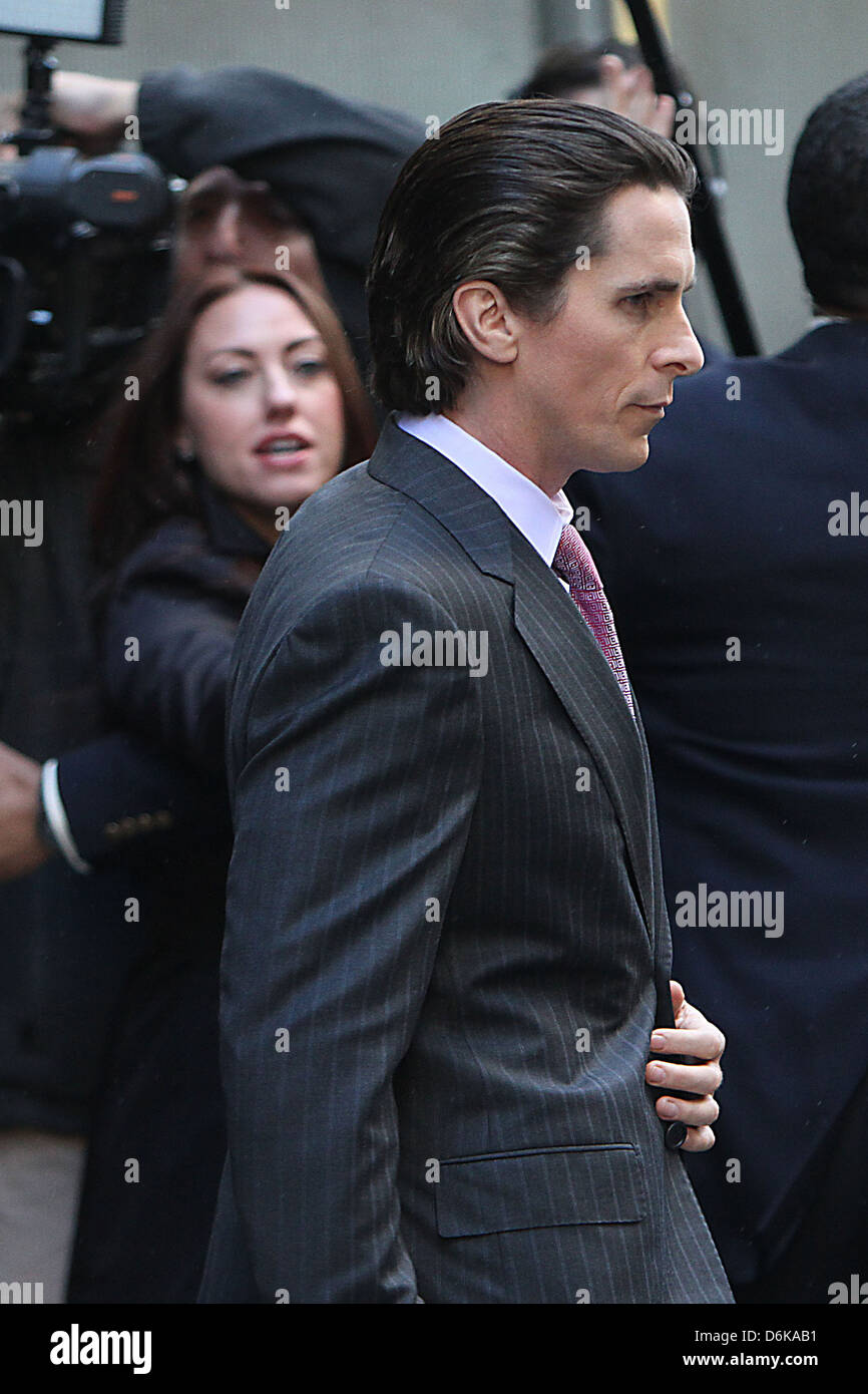 Batman the dark knight rises film set hi-res stock photography and ...