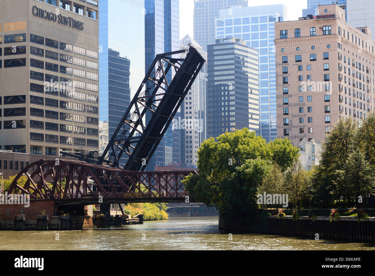 Chicago River scene, Chicago, Illinois, United States of America, North ...