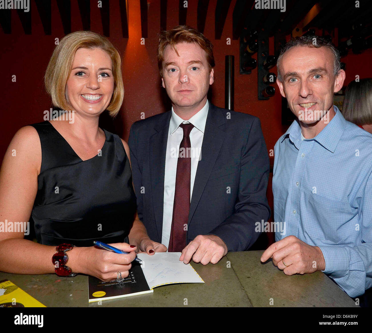 Sinead Ryan, David McWilliams, Frank Conway Economist David McWilliams ...