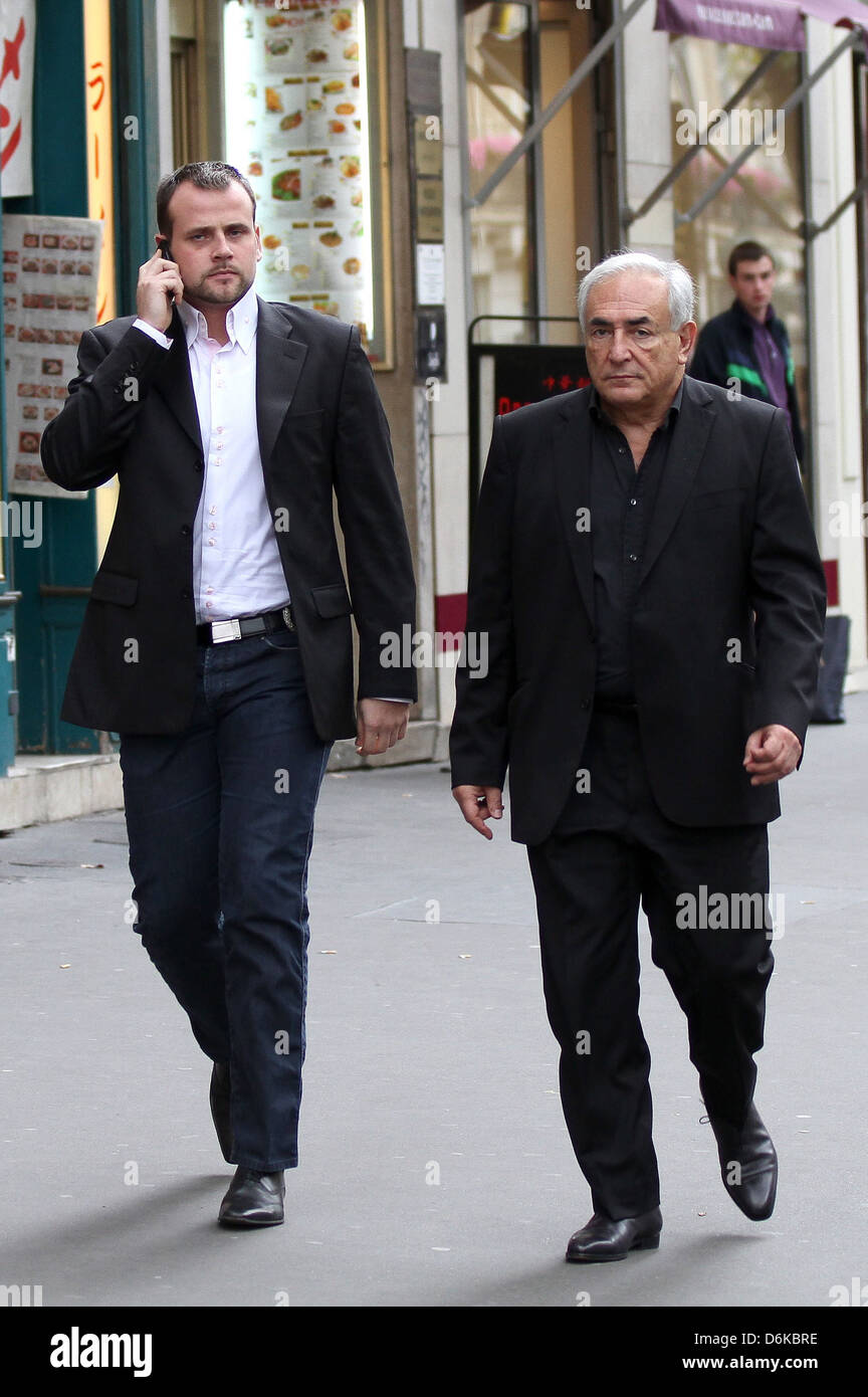 Dominique Strauss- Kahn is seen out and about on the streets of Paris ...