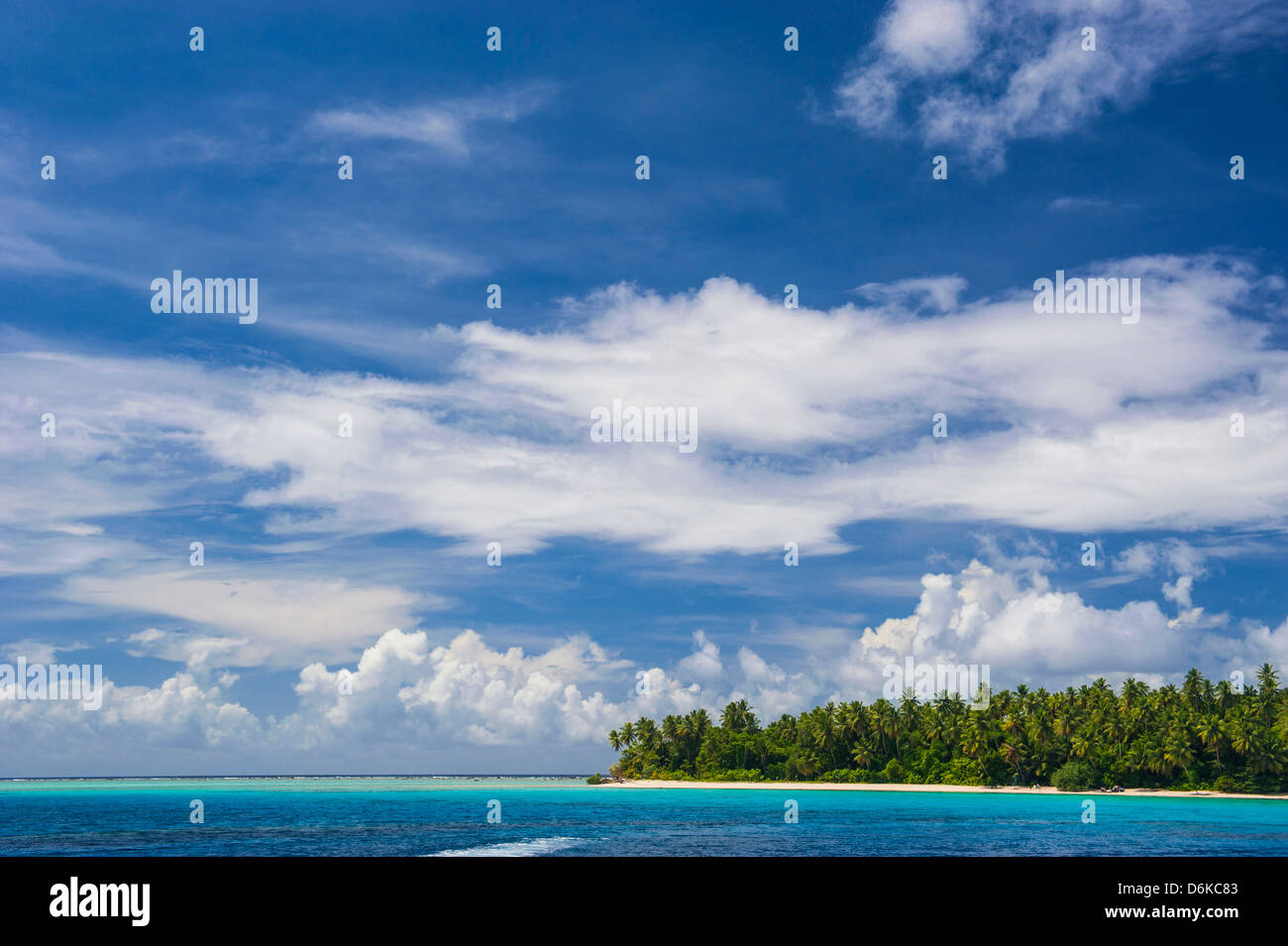 Little islet in the Ant Atoll, Pohnpei, Micronesia, Pacific Stock Photo ...