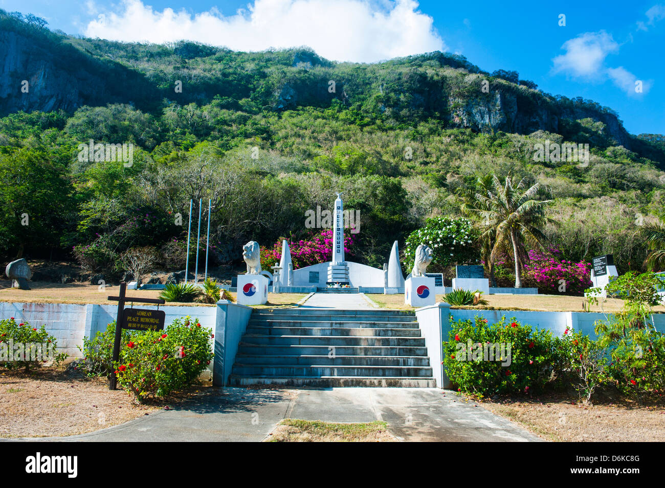 World War II memorial, Saipan, Northern Marianas, Central Pacific ...