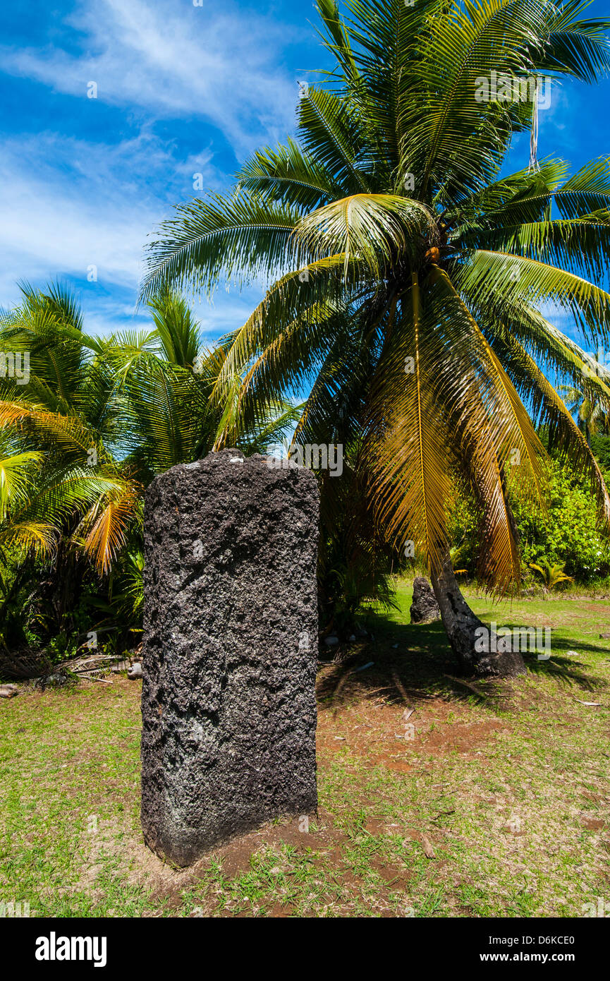 Basalt monoliths known as Badrulchau, Island of Babeldoab, Palau ...