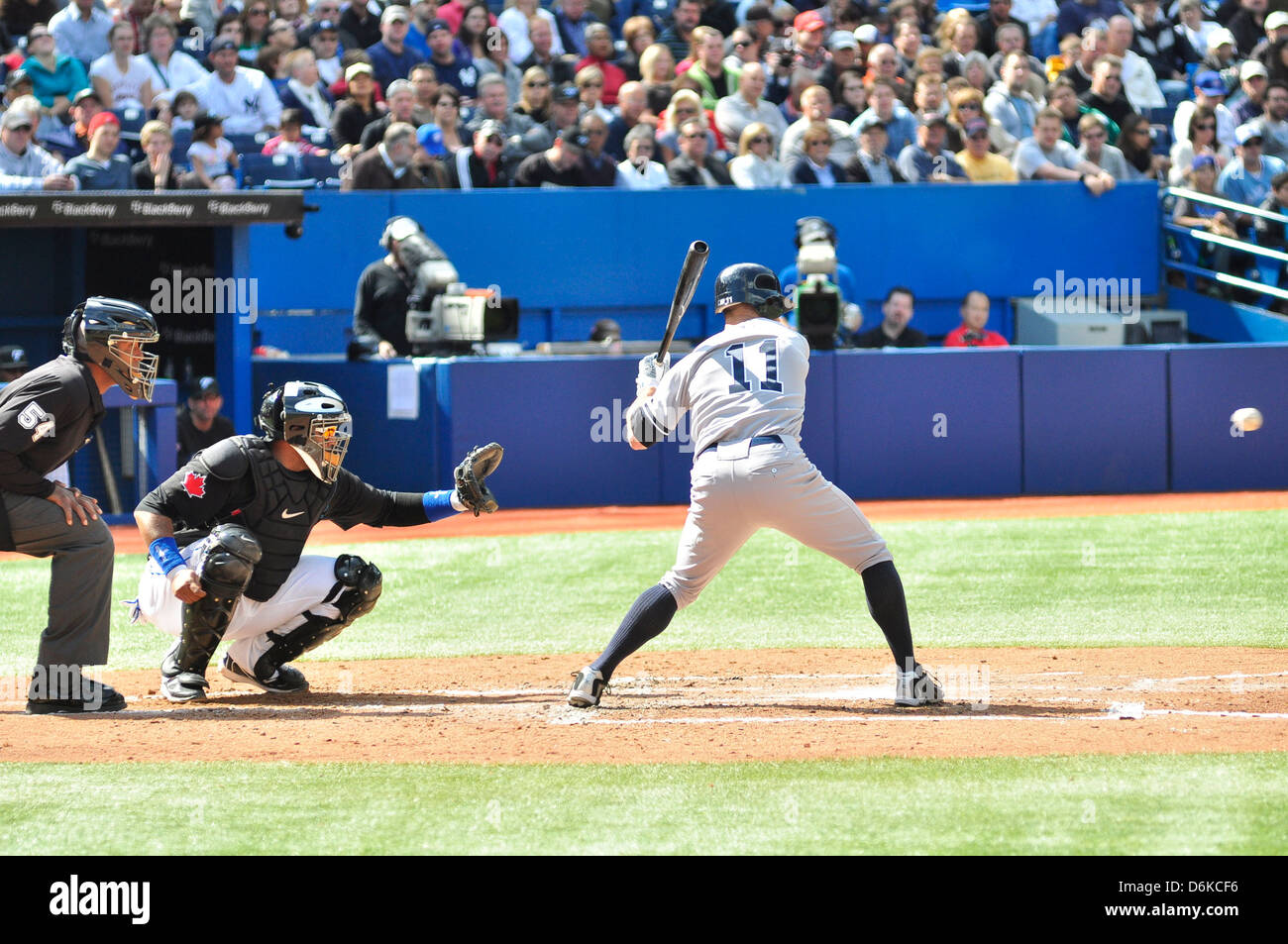 New York Yankees Vs. Toronto Blue Jays held at Rogers Stadium, with Blue Jays beating the ...
