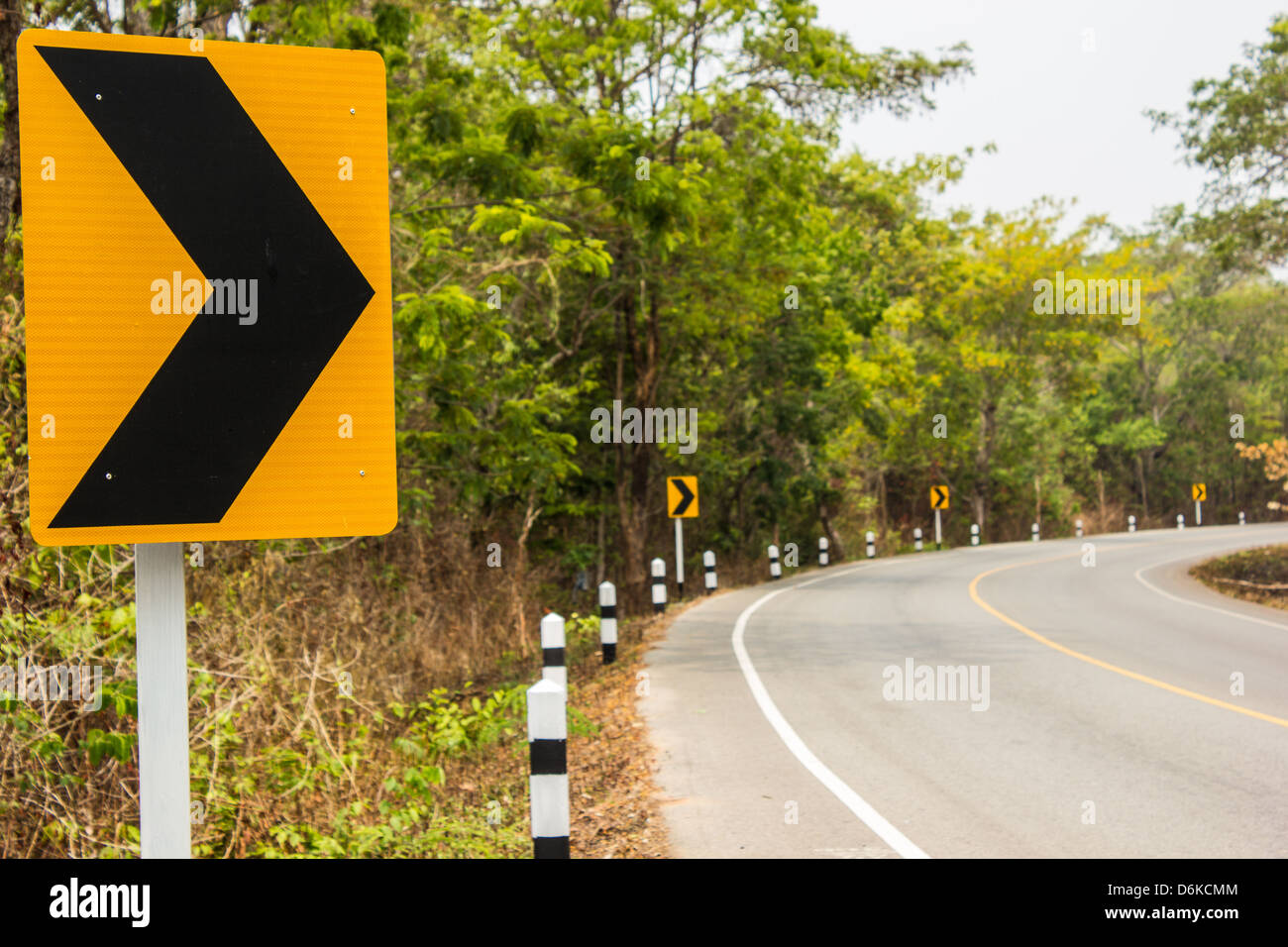 The Traffic curve Stock Photo - Alamy