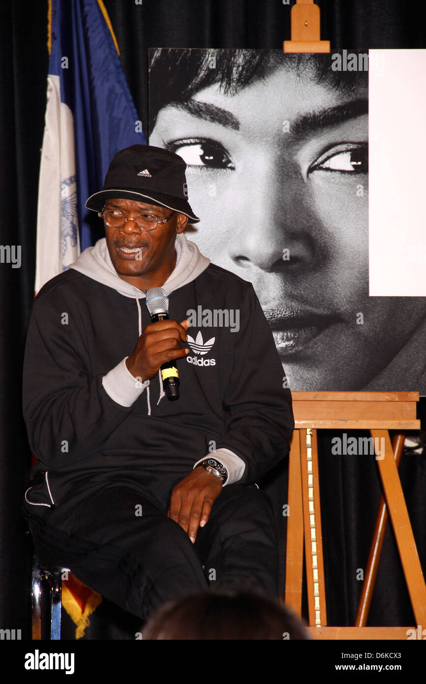 Samuel L. Jackson Press conference for the Broadway production of '"The ...