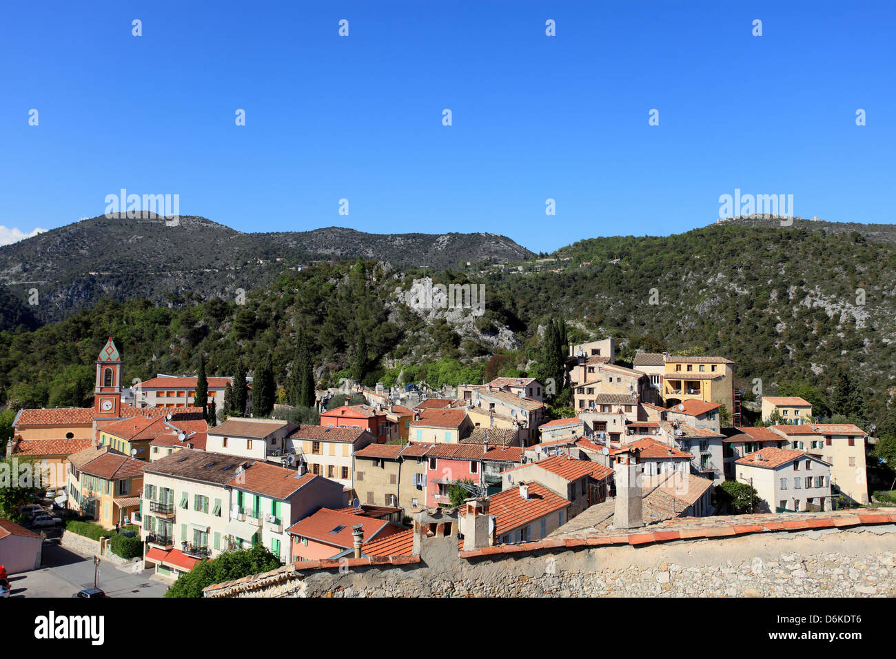 Village levens alpes maritimes french riviera hi-res stock photography ...