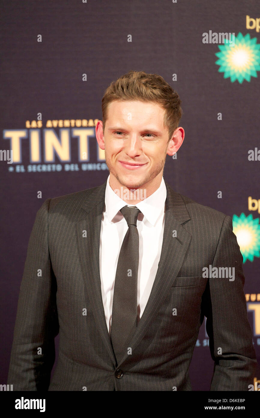 Actor Jamie Bell attends the premiere of 'The Adventures of Tintin: The ...