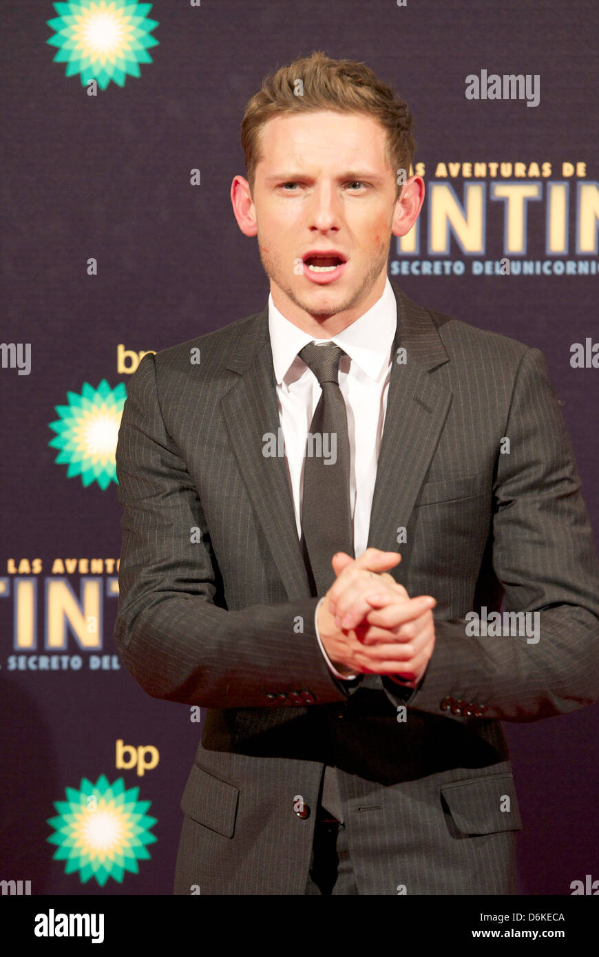Actor Jamie Bell attends the premiere of 'The Adventures of Tintin: The ...
